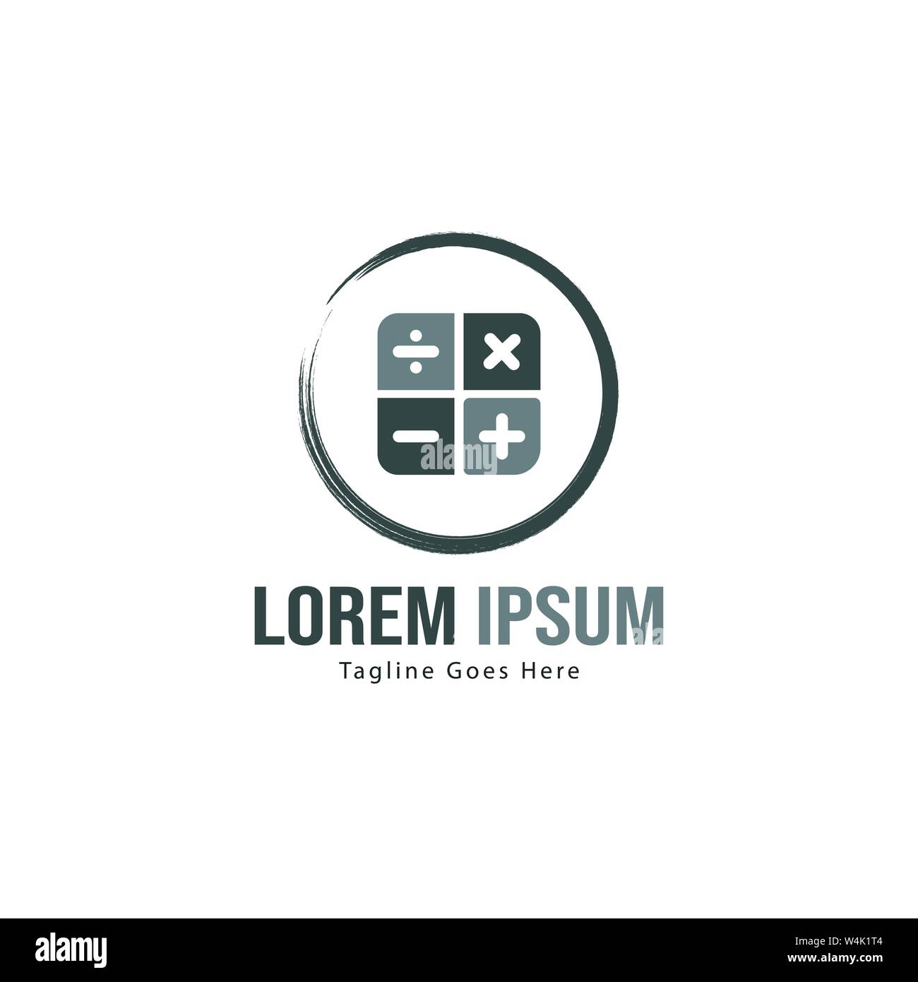 Finance logo template design. Finance logo with modern frame isolated ...