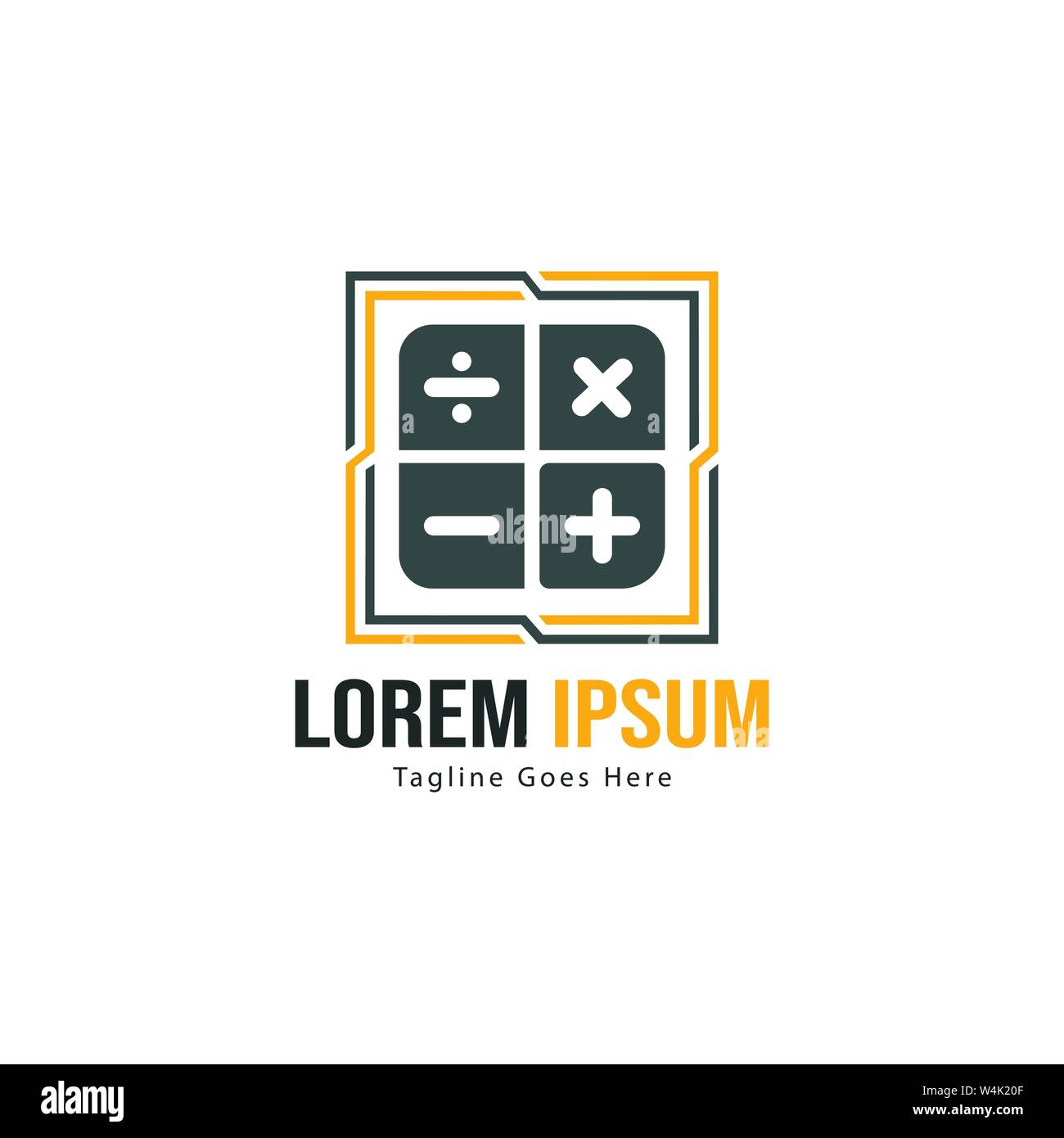 Finance logo template design. Finance logo with modern frame isolated ...