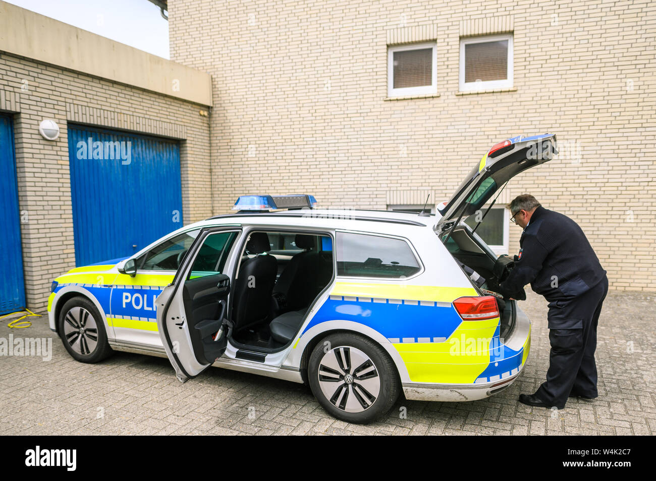 Norderney, Germany. 16th July, 2019. Christoph Koppe, Police ...