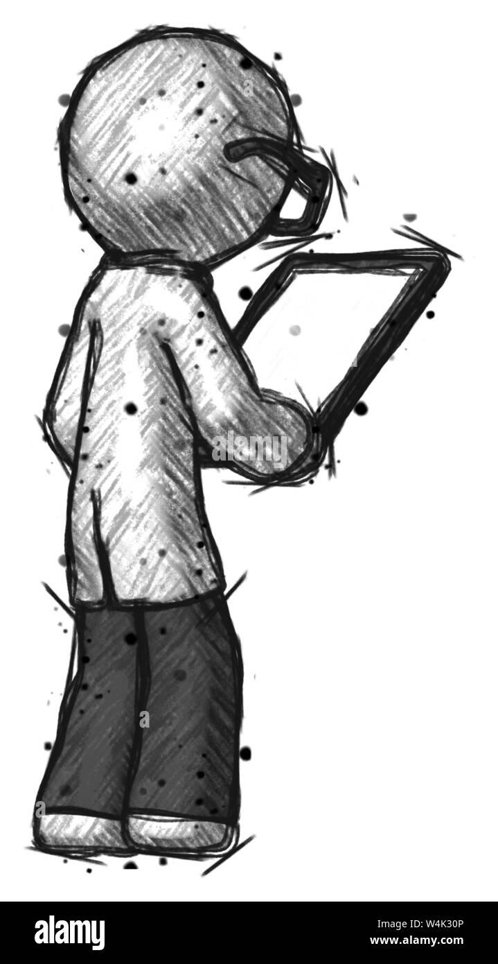 Scientist screen Cut Out Stock Images & Pictures - Alamy