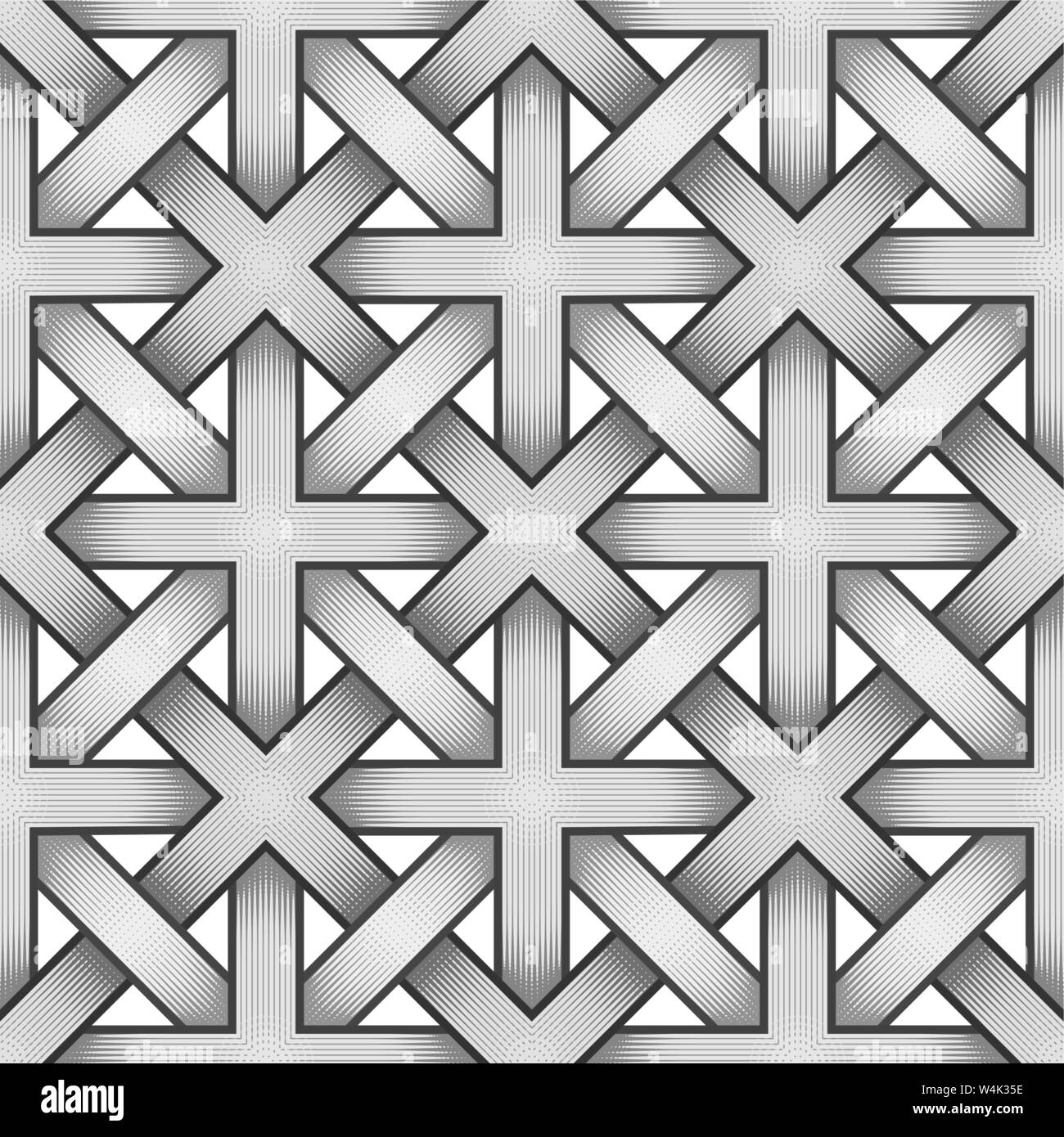 Vector Illustration of a Celtic Seamless Pattern - mystic, decorative ...