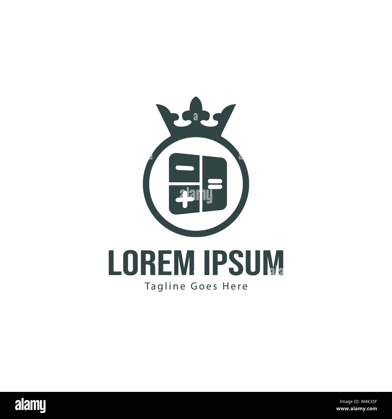 Finance logo template design. Finance logo with modern frame isolated ...