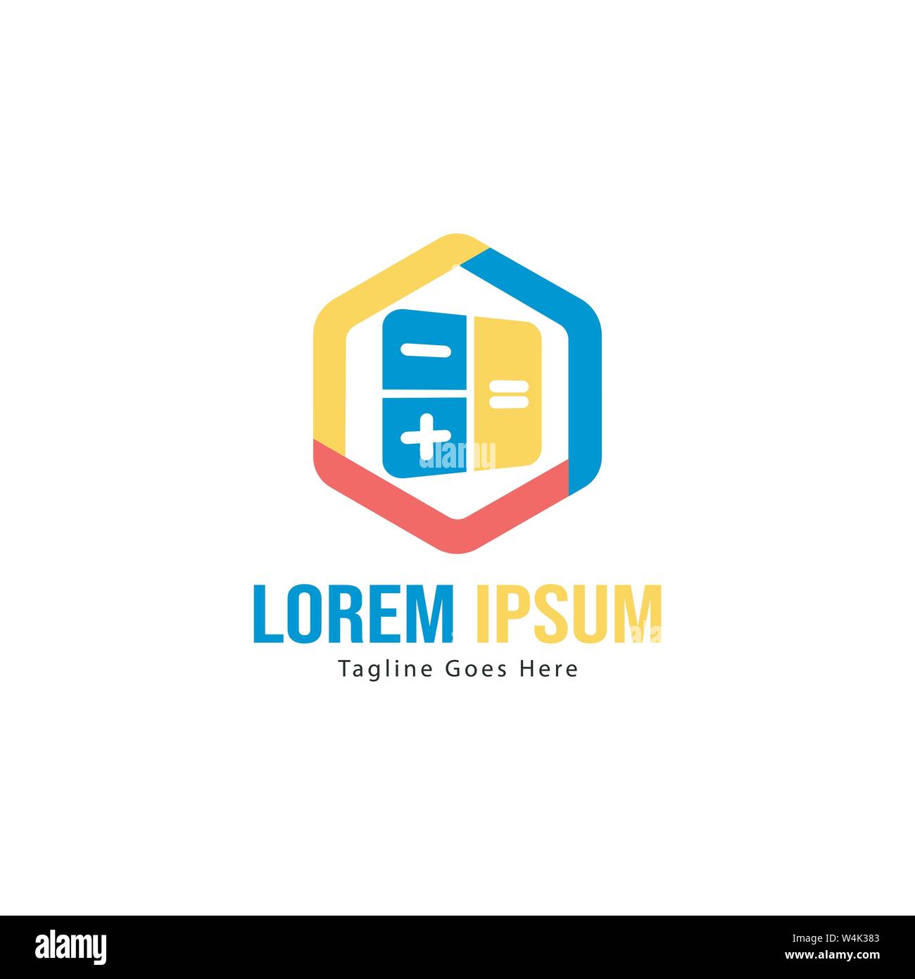 Finance logo template design. Finance logo with modern frame isolated ...