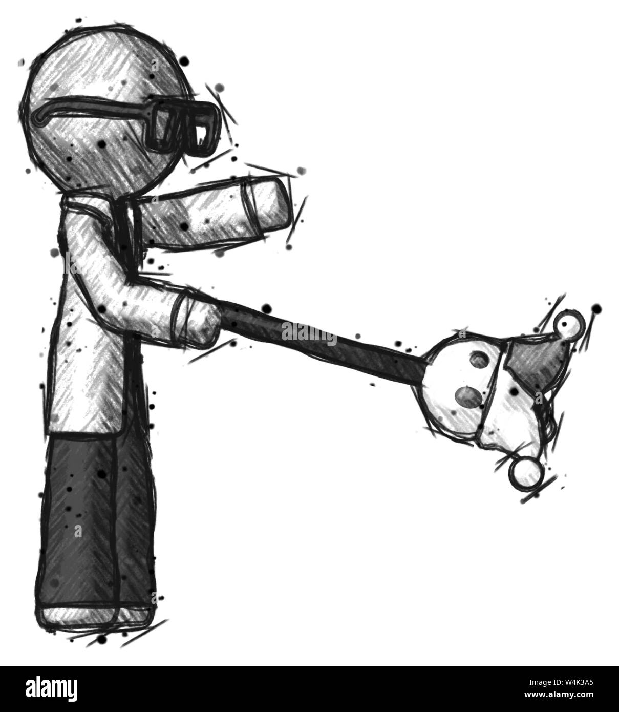 Clown scientist Black and White Stock Photos & Images - Alamy