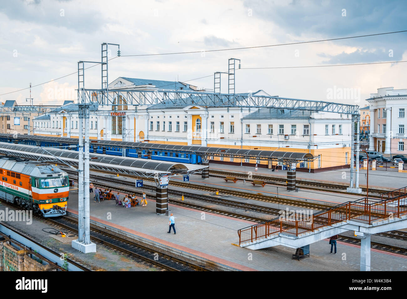 Belarus train station hi-res stock photography and images - Alamy