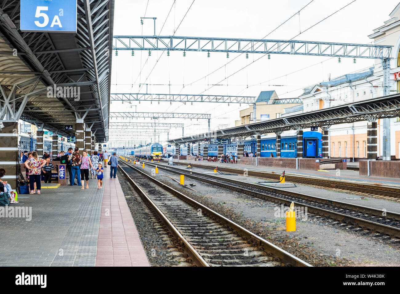 Belarus train station hi-res stock photography and images - Alamy