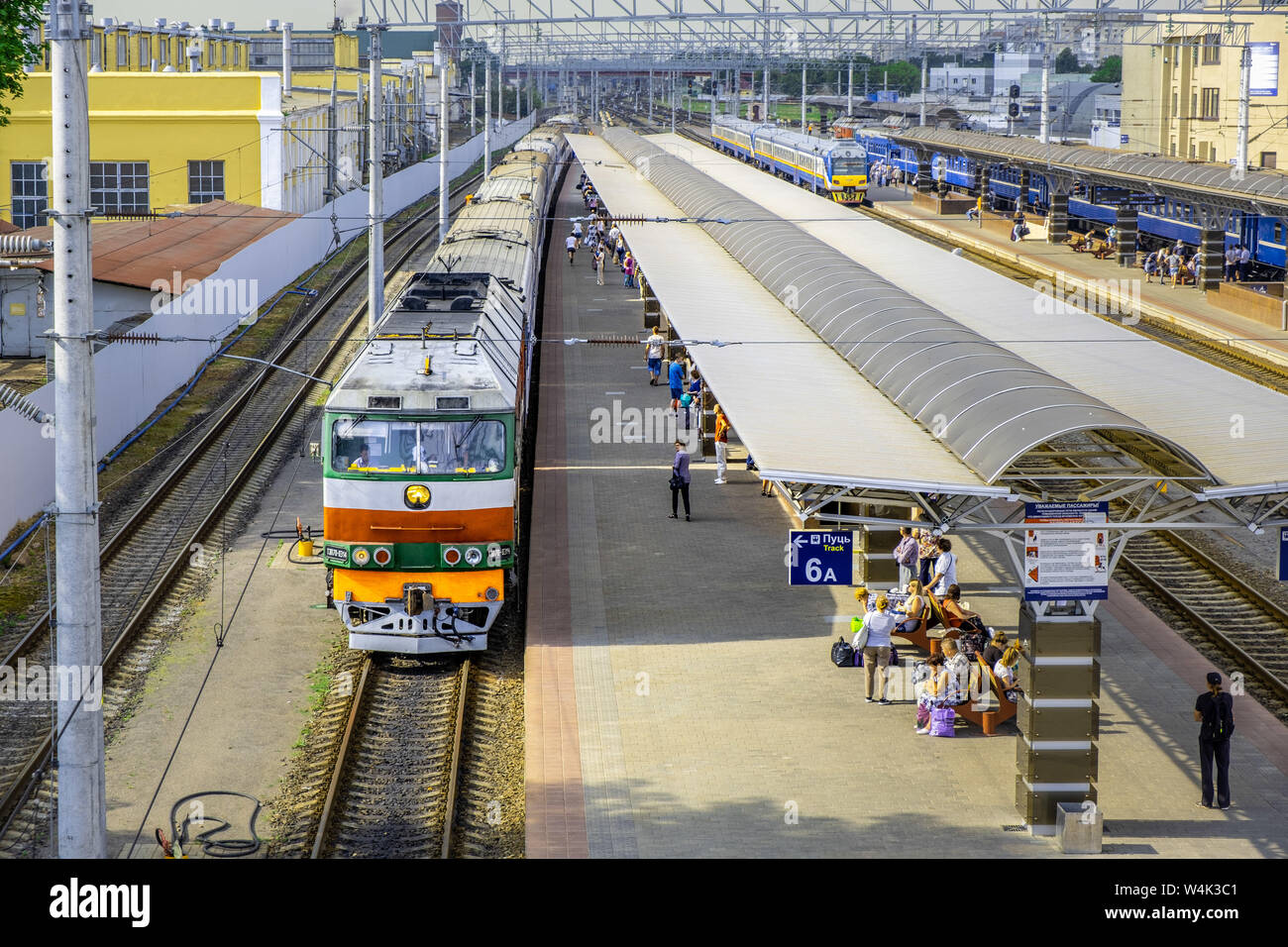 Belarus train station hi-res stock photography and images - Alamy