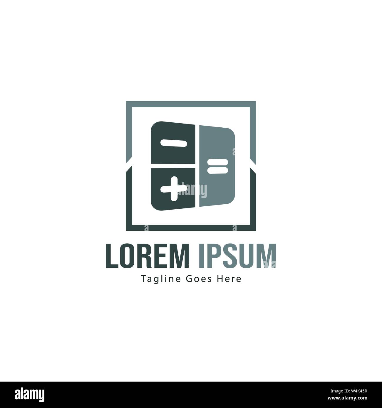 Finance logo template design. Finance logo with modern frame isolated ...