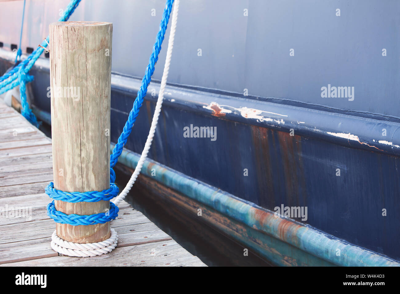 Blue Ship Background Stock Photo - Alamy