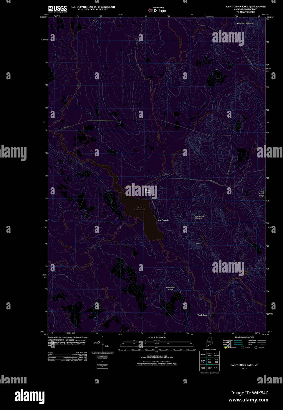 Map of saint croix hi-res stock photography and images - Alamy