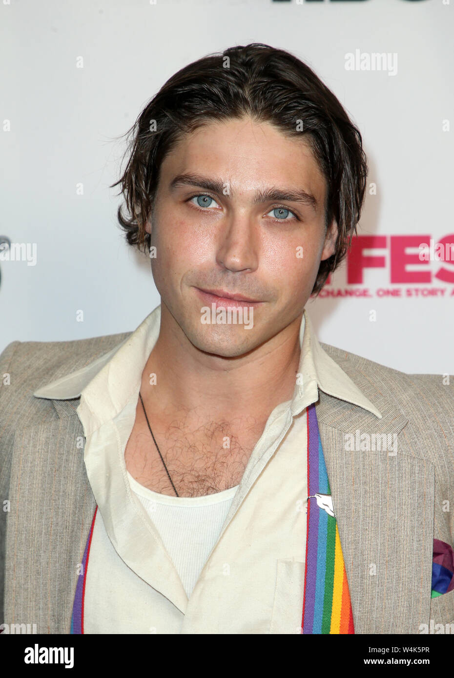 Hollywood, Ca. 23rd July, 2019. Logan Huffman, at the 2019 Outfest Los ...