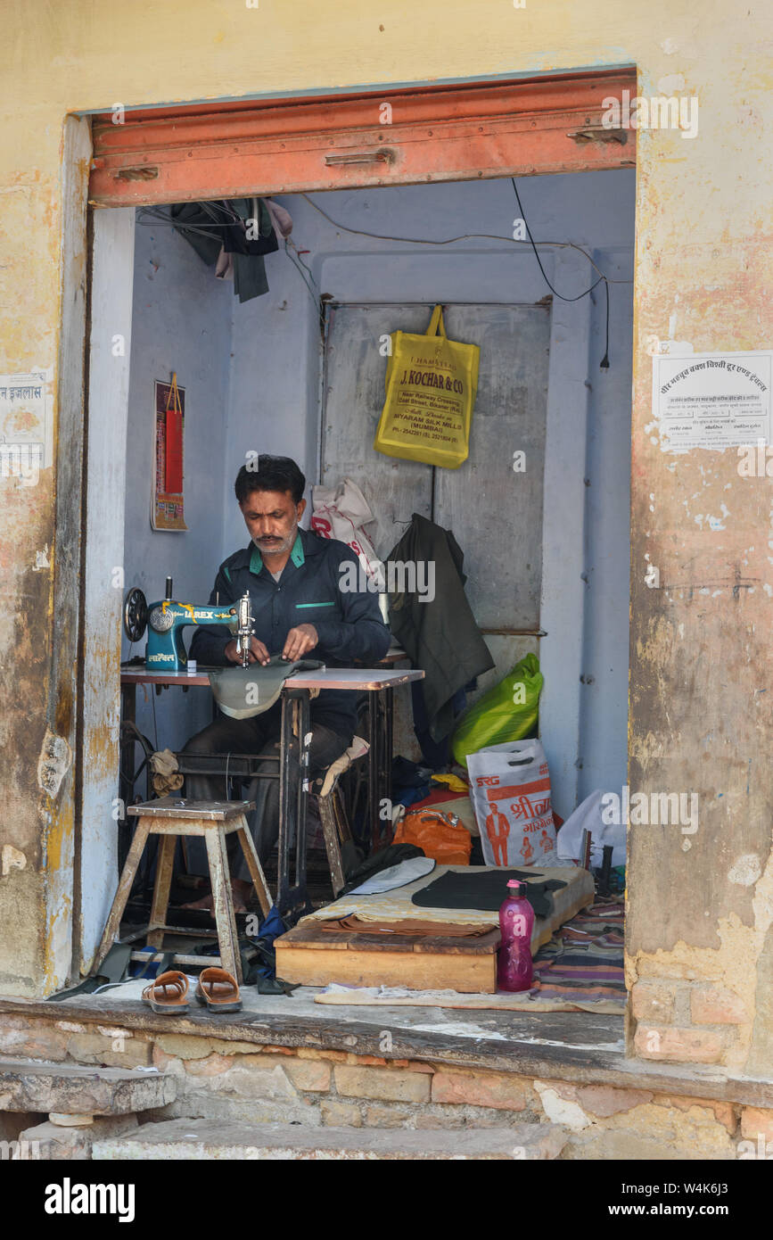 Indian tailor hi-res stock photography and images - Alamy