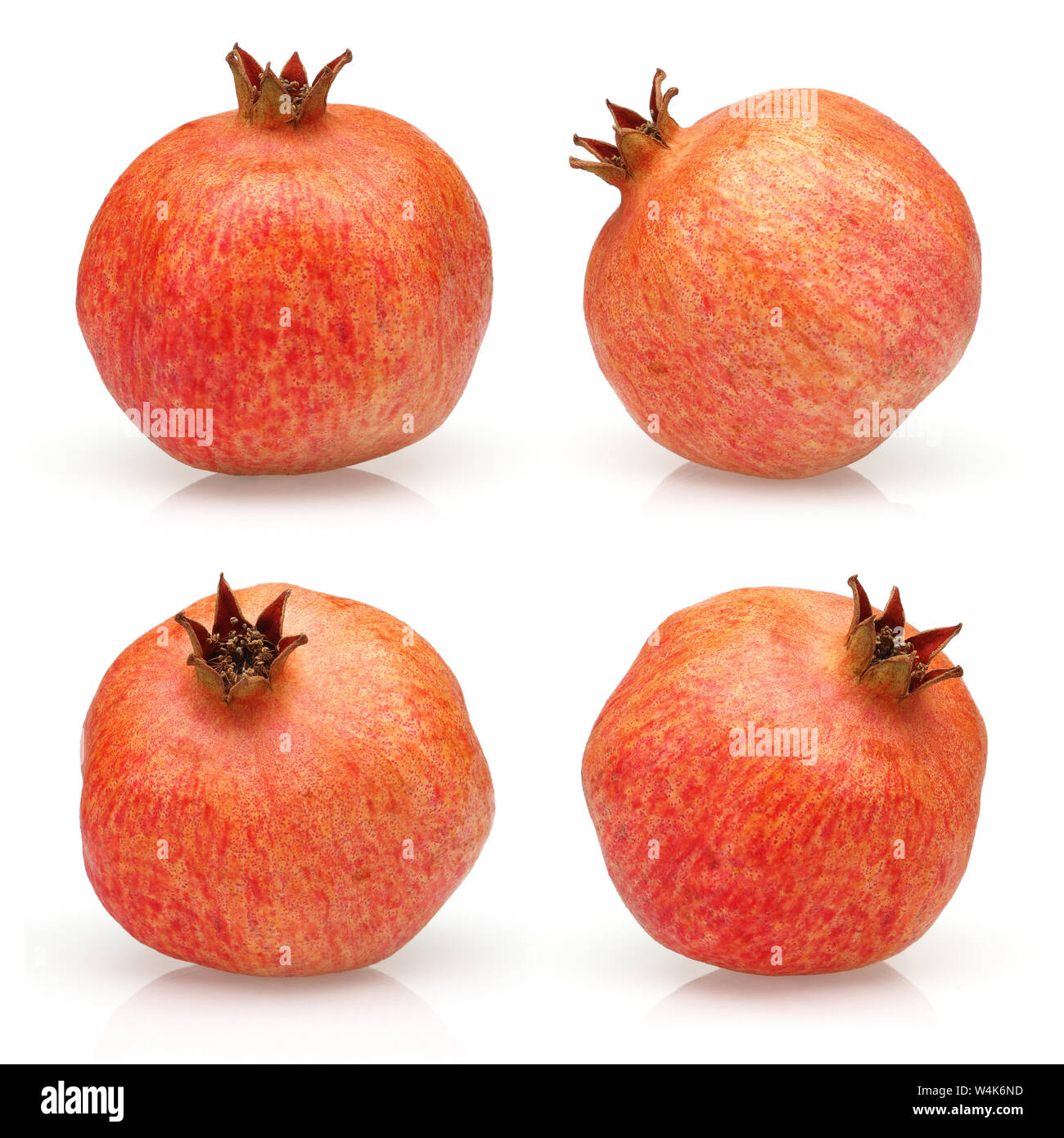 Whole pomegranate fruit isolated on white background Stock Photo - Alamy