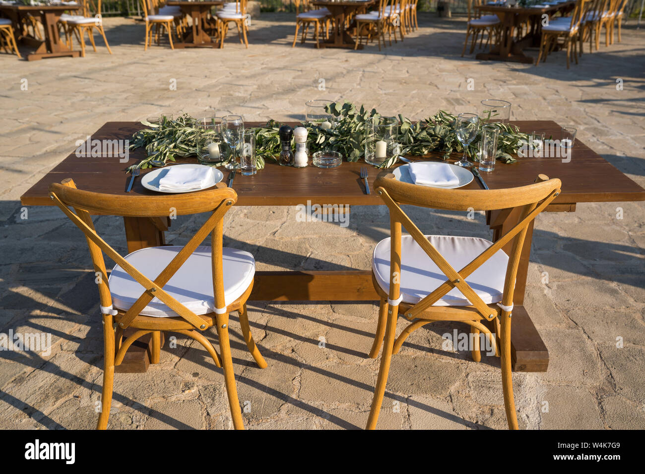 Greek Cypriot Traditional Wedding Table Decorations at the Wedding ...