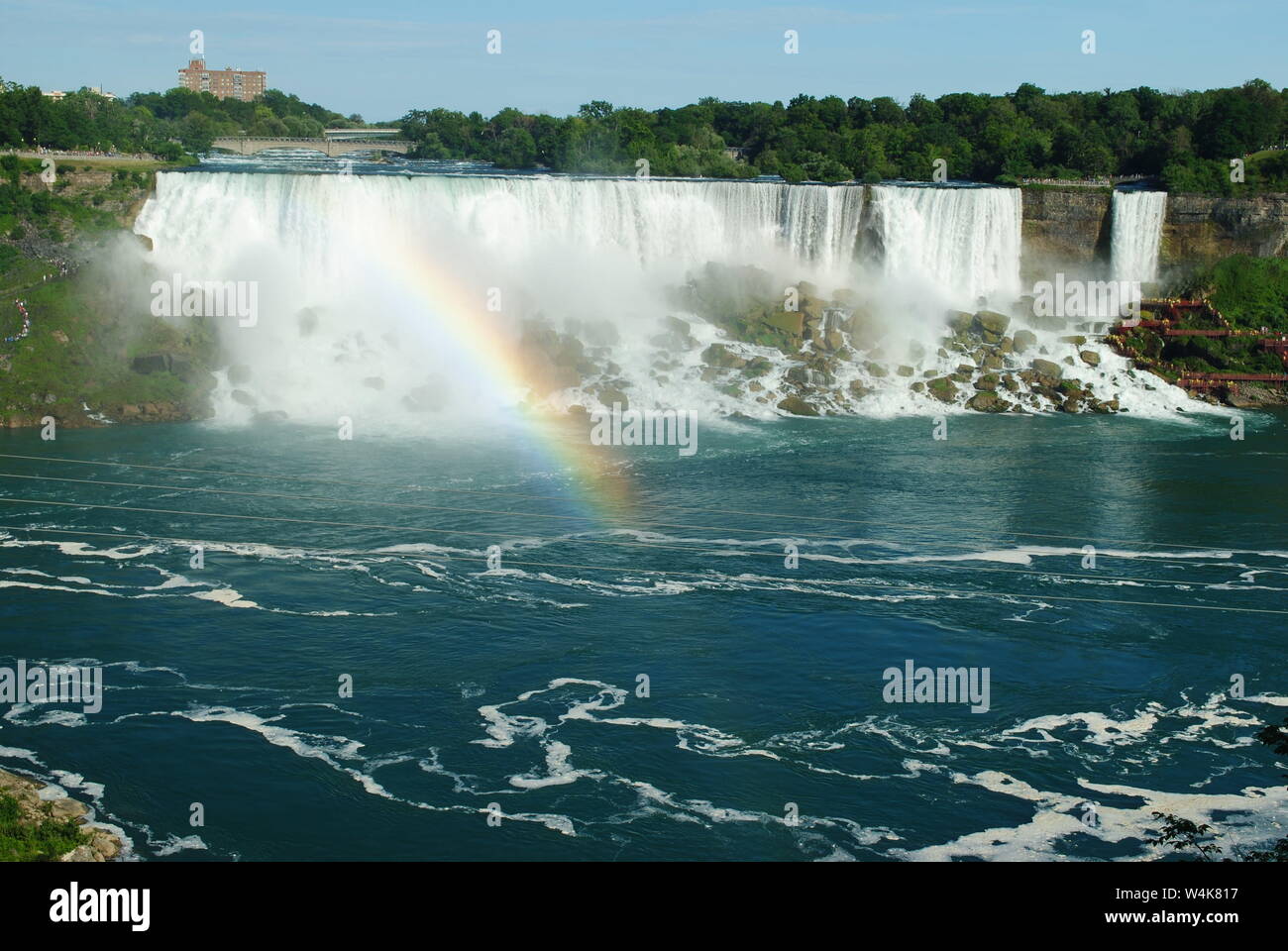 Rainbow at Niagara falls Stock Photo - Alamy