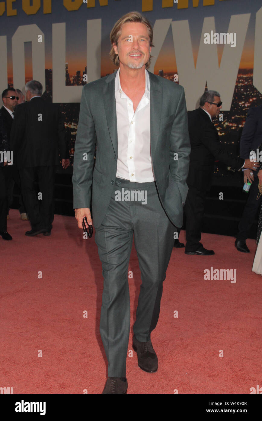 Los Angeles, USA. 22nd July, 2019. Brad Pitt 07/22/2019 The Los Angeles ...