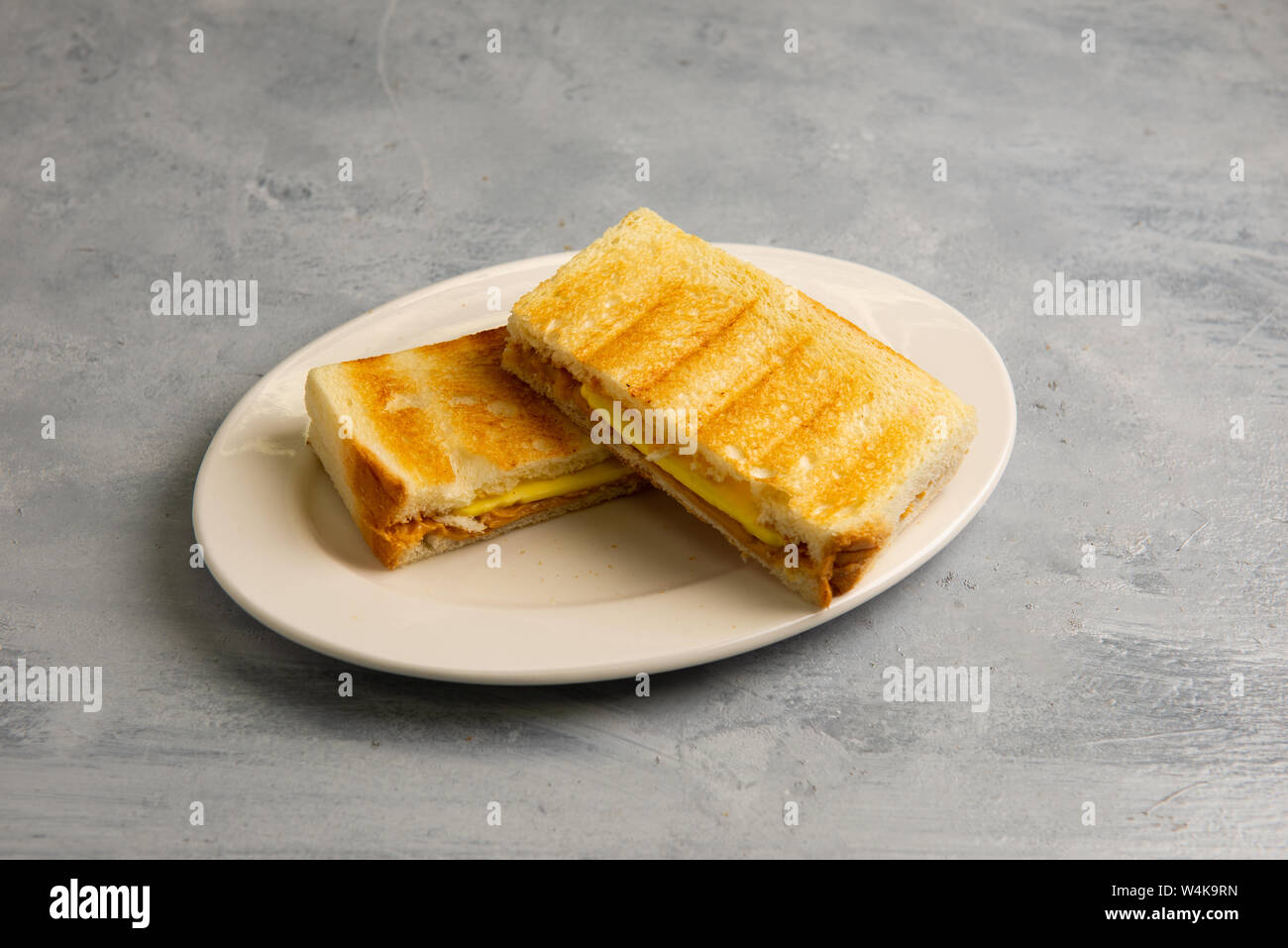 kaya toast with butter, malaysian style Stock Photo - Alamy
