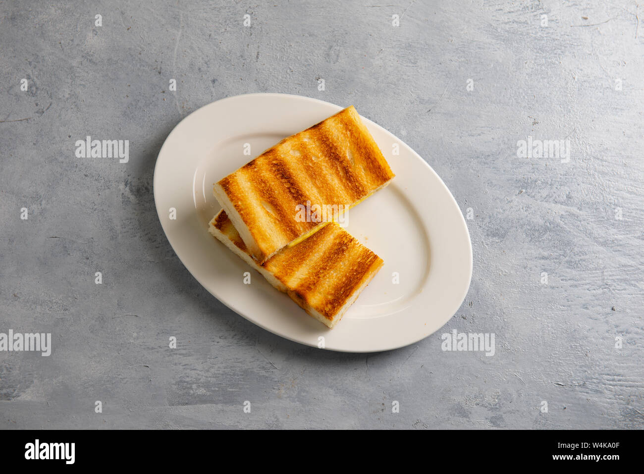 kaya toast with butter, malaysian style Stock Photo - Alamy