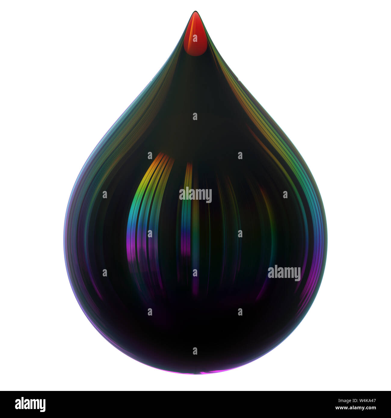 Black drop oil petrol gasoline poison droplet glossy colorful ...