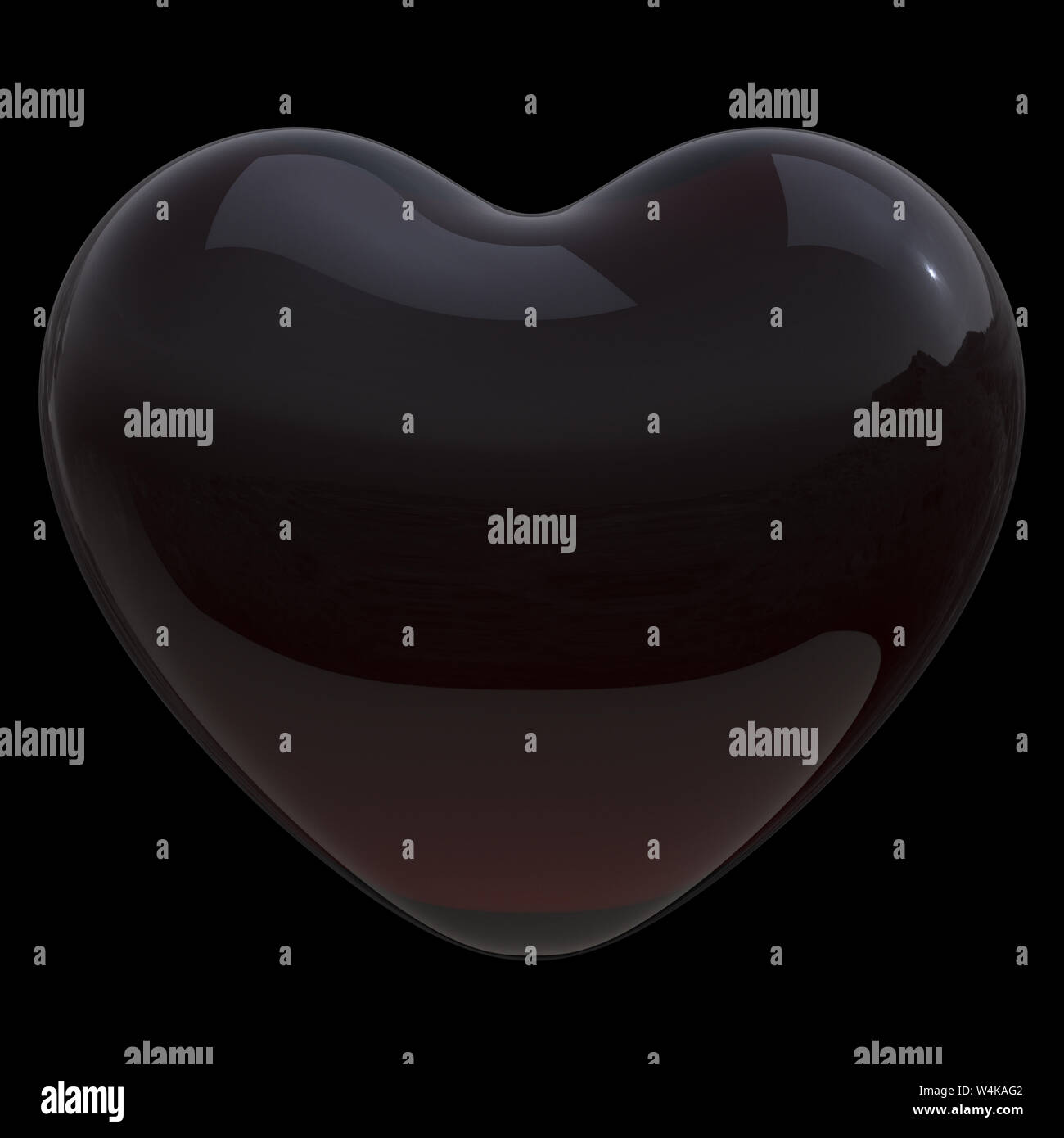 Dirty heart shape black symbol dark poison translucent glossy. Toxic ...