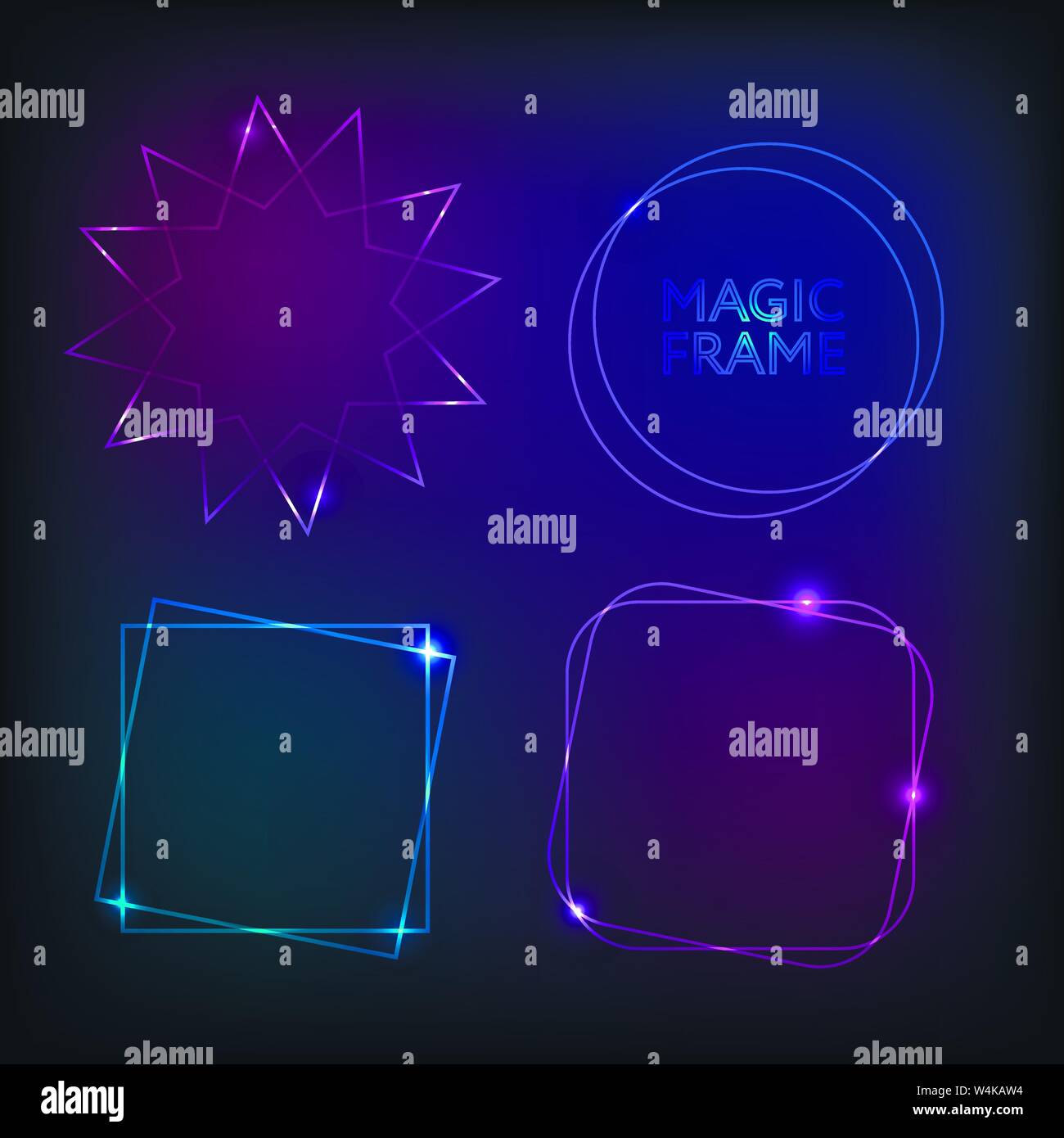 Light frames Stock Vector Images - Alamy
