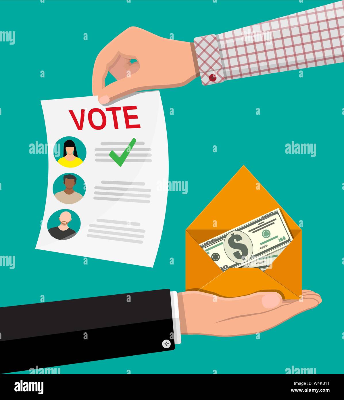 Election voter list Stock Vector Images - Alamy