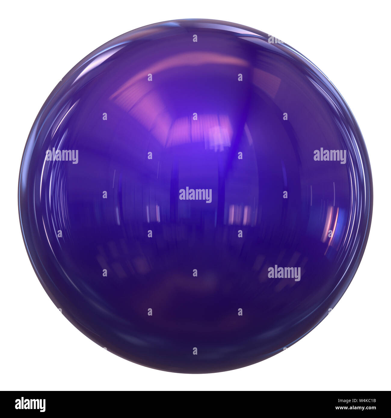 Purple sphere round button basic ball circle geometric shape. Blue ...