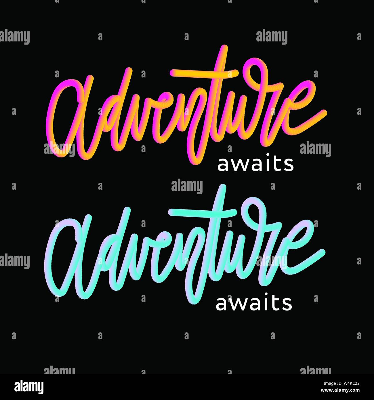 Adenture 3d slogan modern Fashion Slogan for T-shirt graphic vector ...