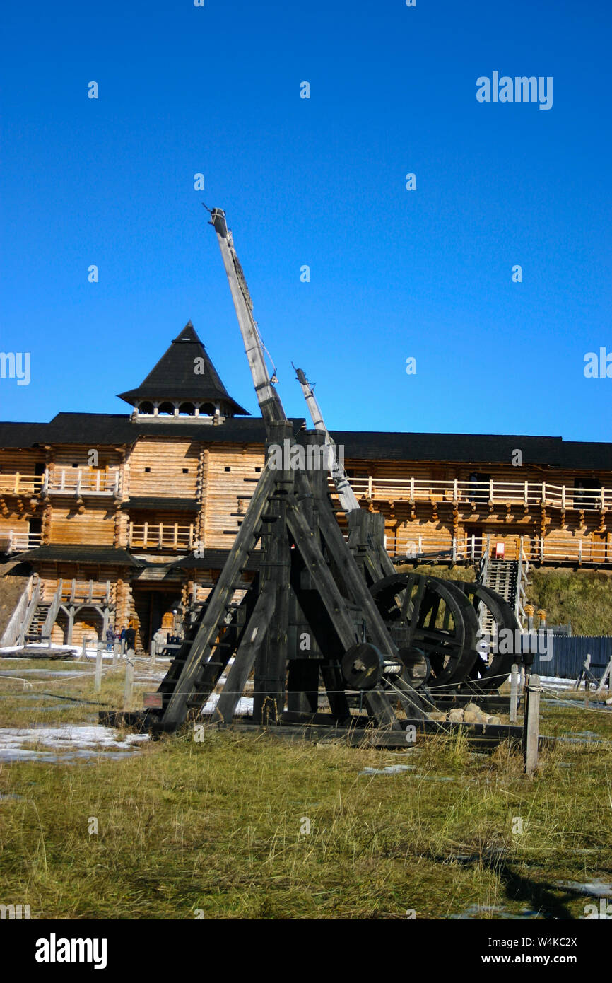Historical reconstruction of the full size catapult layout in the ...