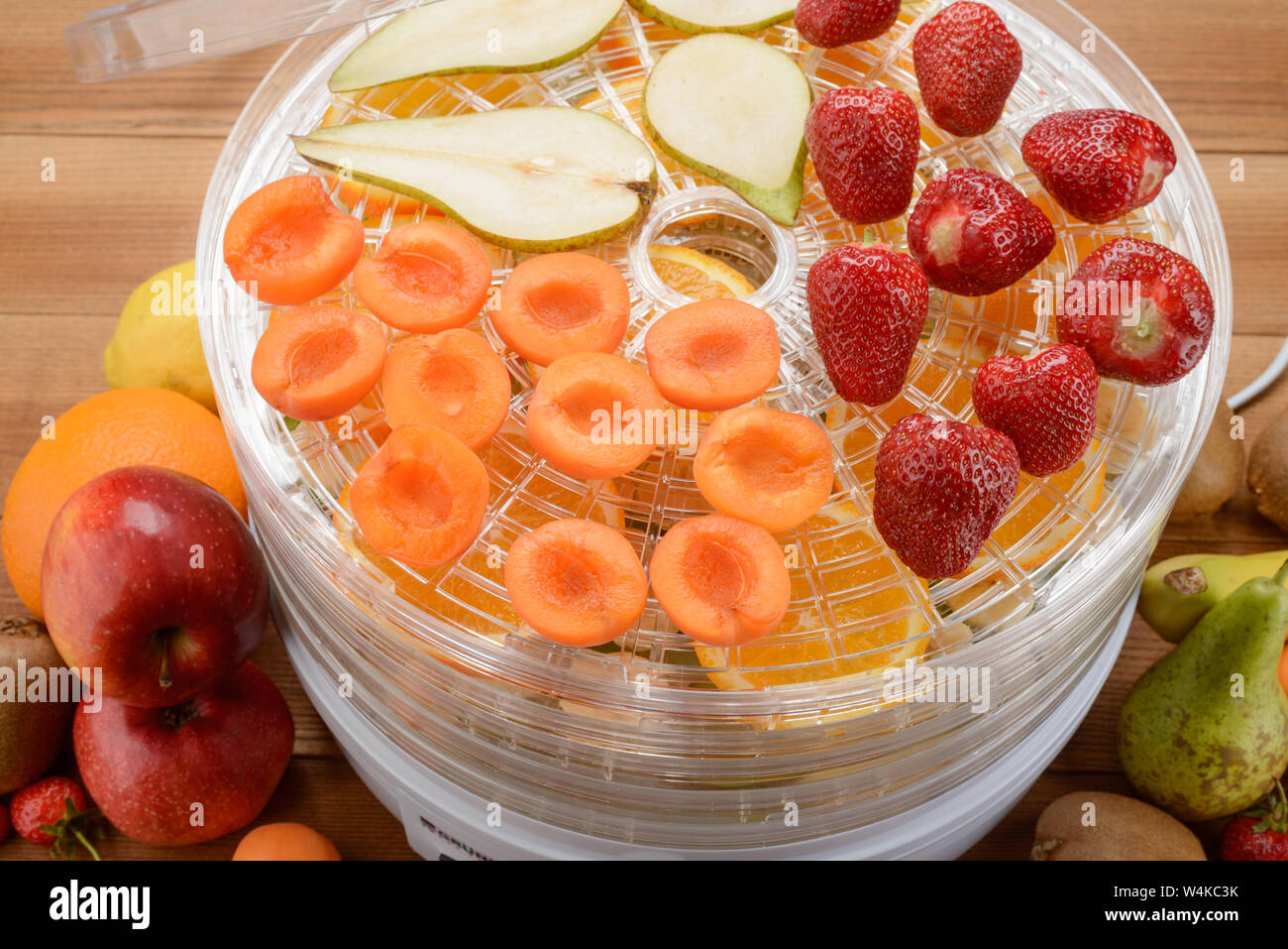 Process of drying fruits Stock Photo - Alamy
