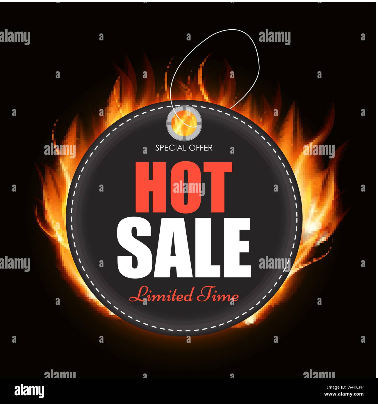 Hot Sale Label Vector Illustration Stock Vector Image & Art - Alamy