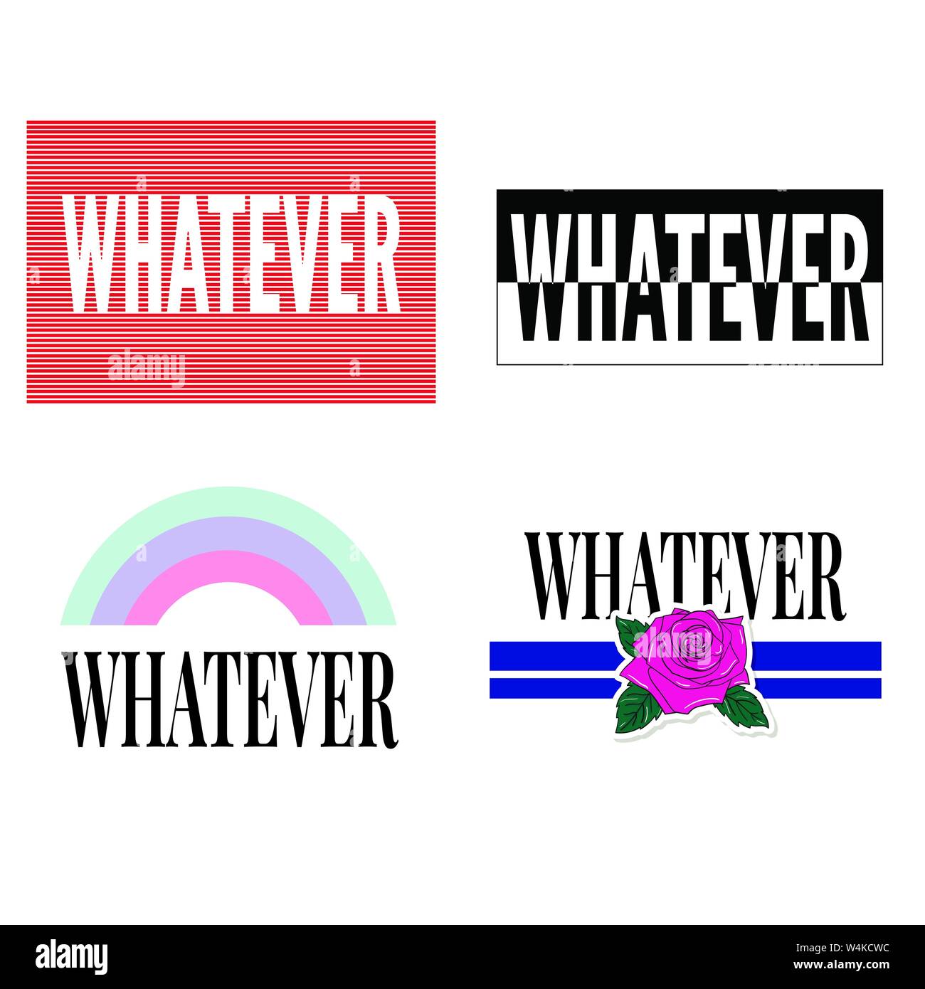 Whatever slogan modern Fashion Slogan for T-shirt graphic vector Print ...