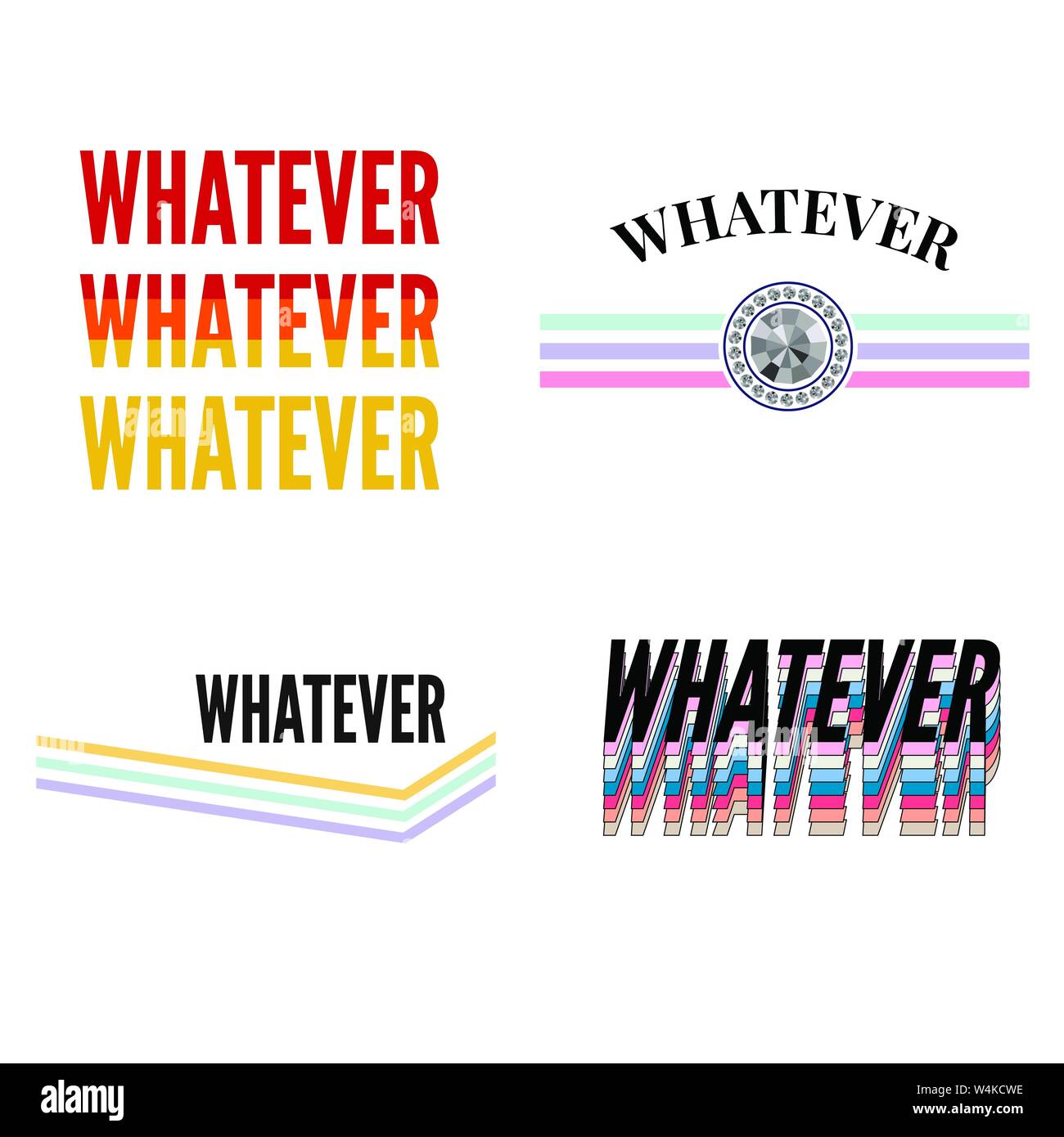 Whatever sign Stock Vector Images - Alamy