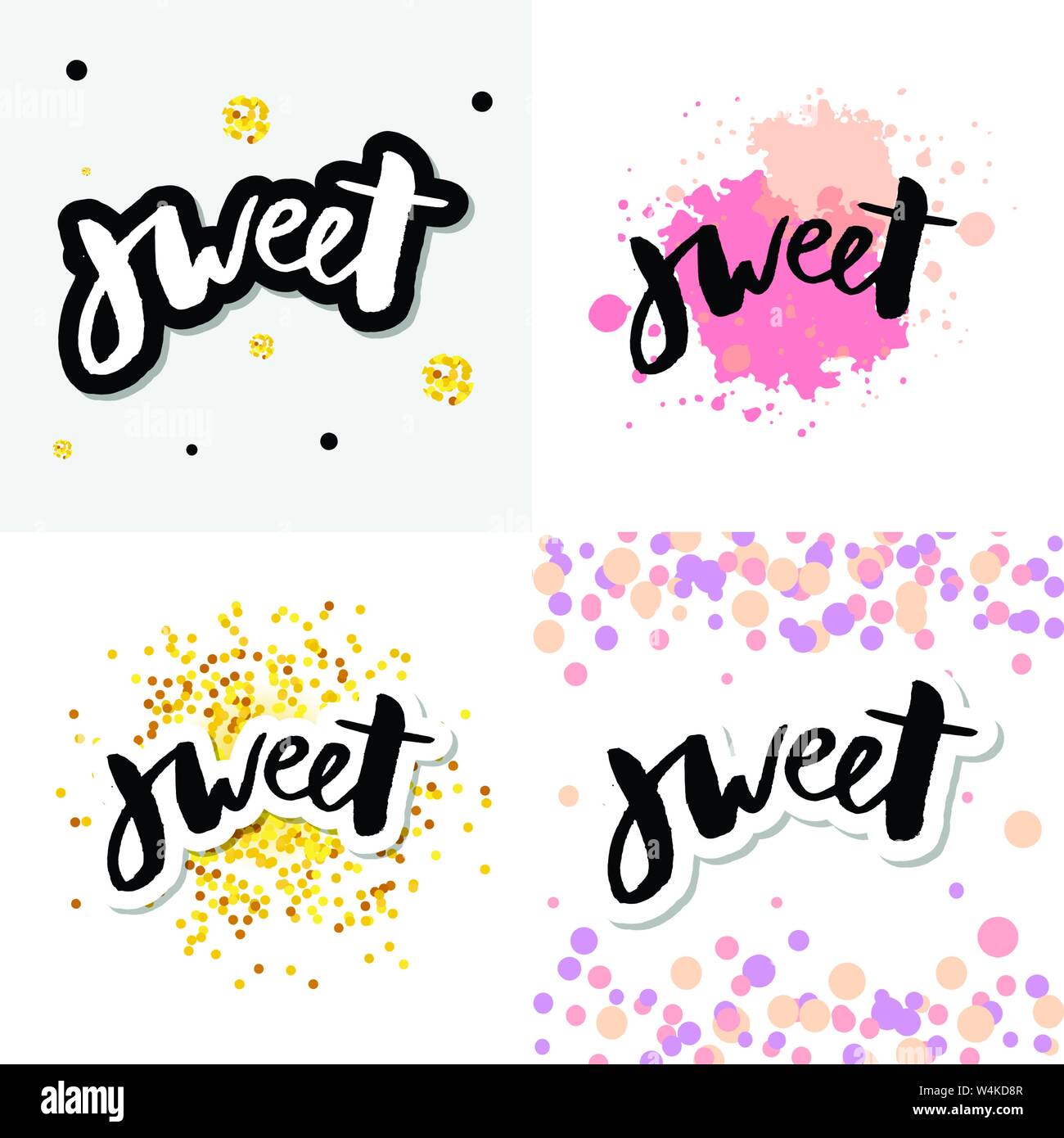 Heart cartoon sweet cup cake Stock Vector Images - Alamy
