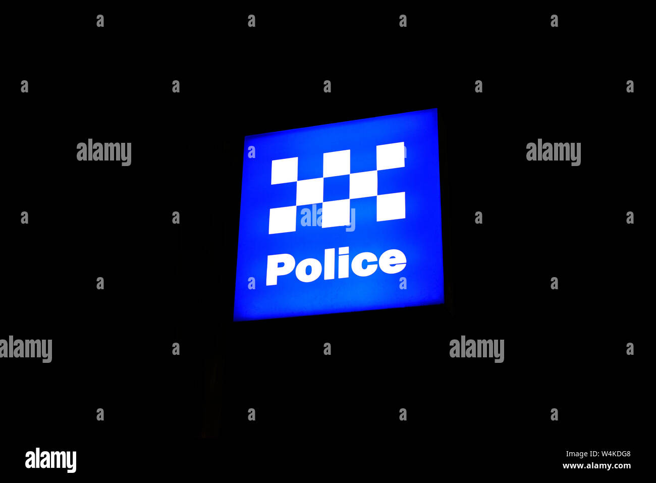 Police signage hi-res stock photography and images - Alamy