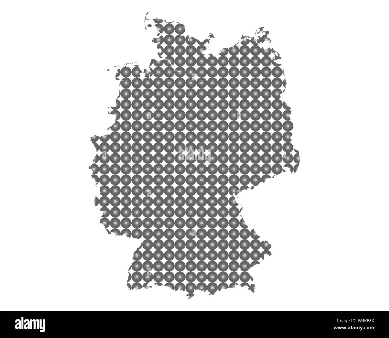 Map gray circles Cut Out Stock Images & Pictures - Alamy