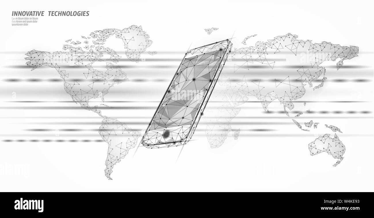 4G new wireless internet wifi connection. Smartphone mobile device ...