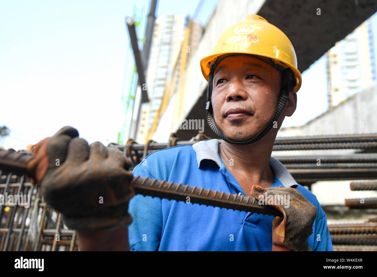 Hangzhou, China's Zhejiang Province. 23rd July, 2019. Zhu Rongjun of Xi ...