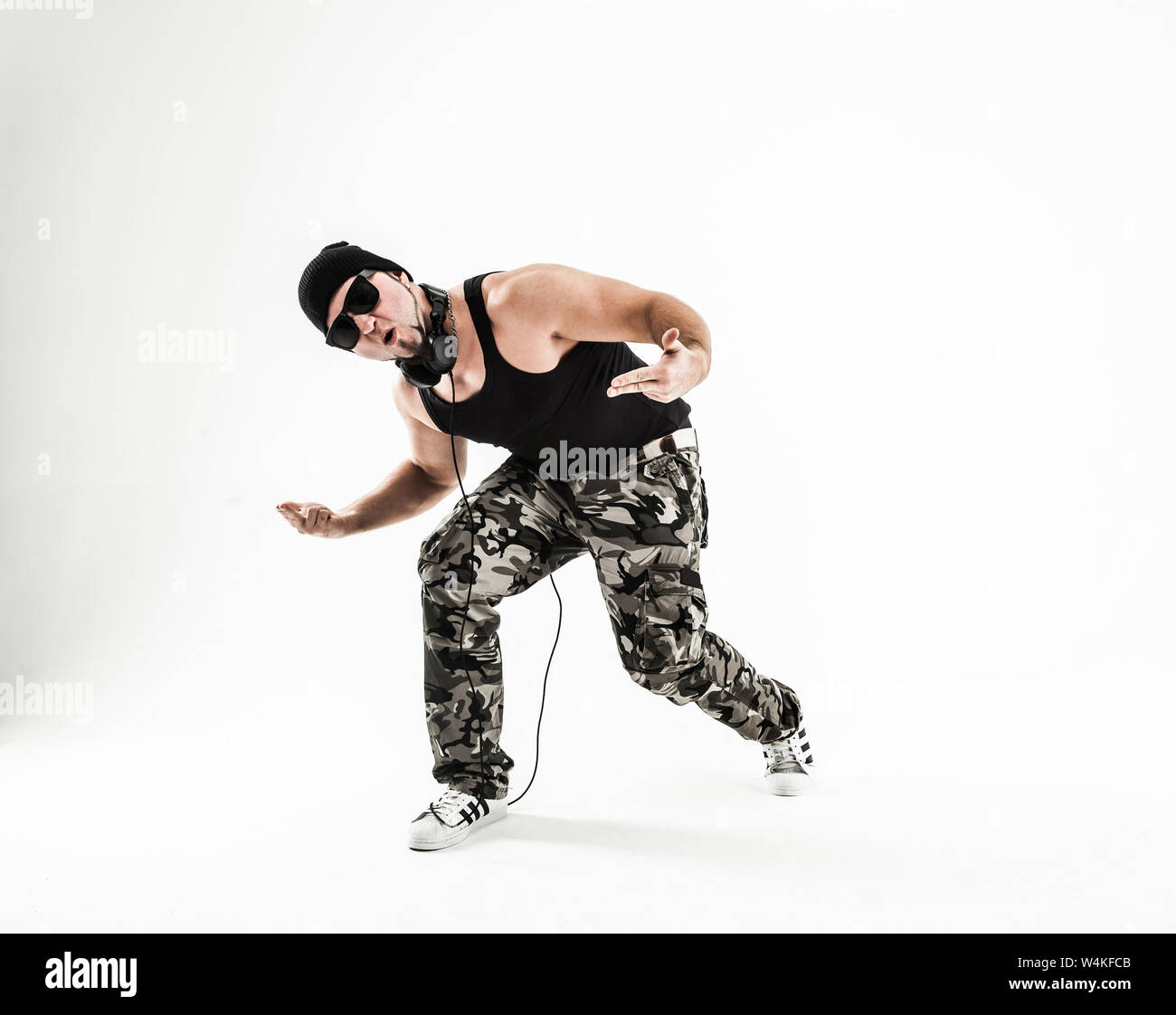 best rapper dancing break dance .photo on a light background. the photo ...