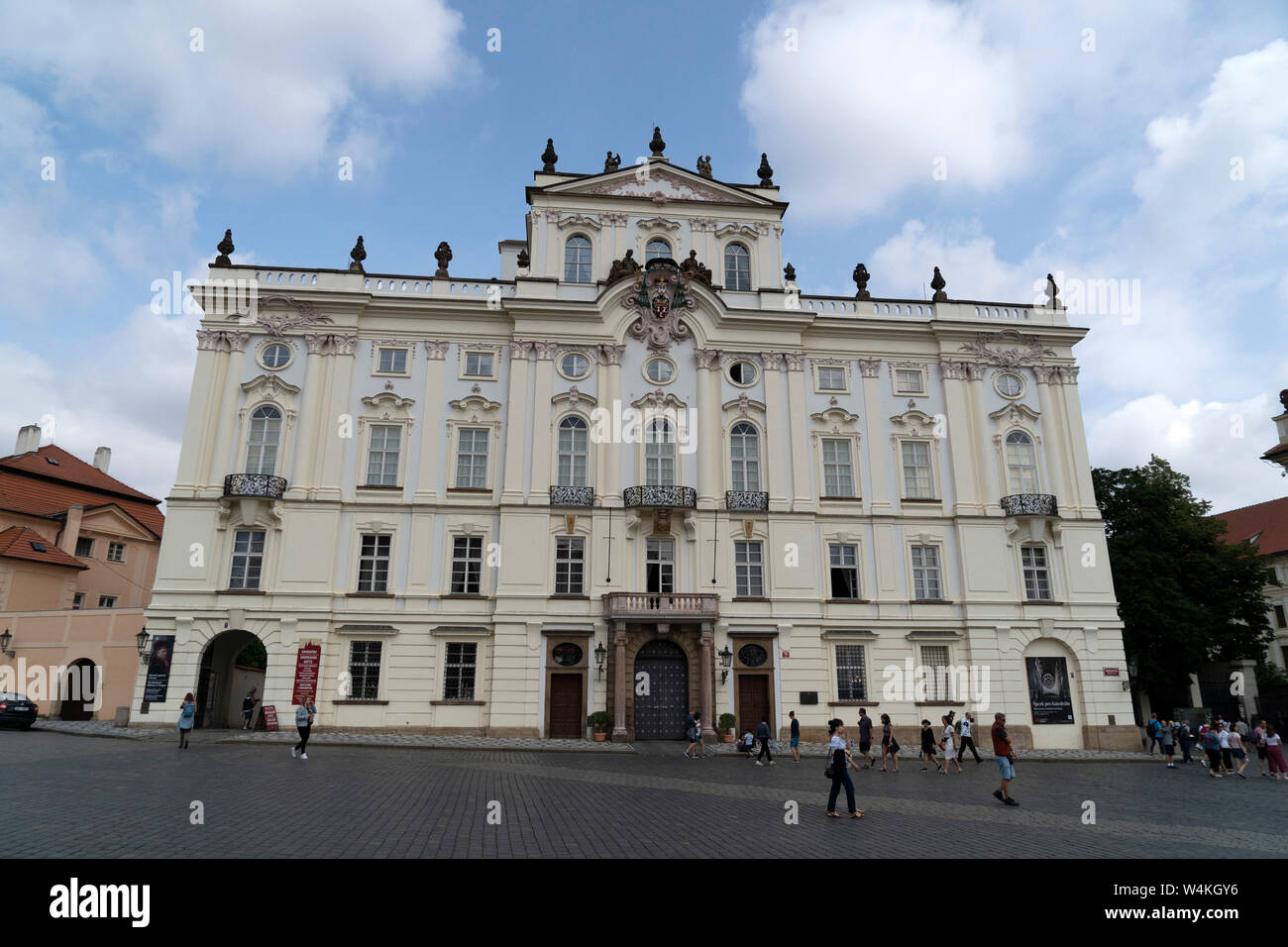 PRAGUE, CZECH REPUBLIC - JULY 15 2019 - Castle Medieval town famous ...
