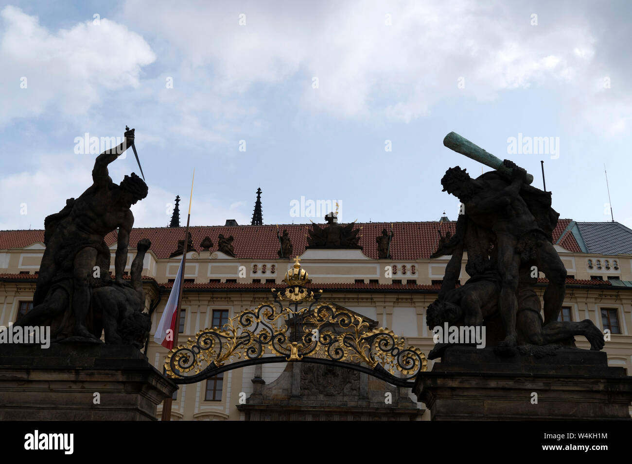 PRAGUE, CZECH REPUBLIC - JULY 15 2019 - Castle Medieval town famous ...