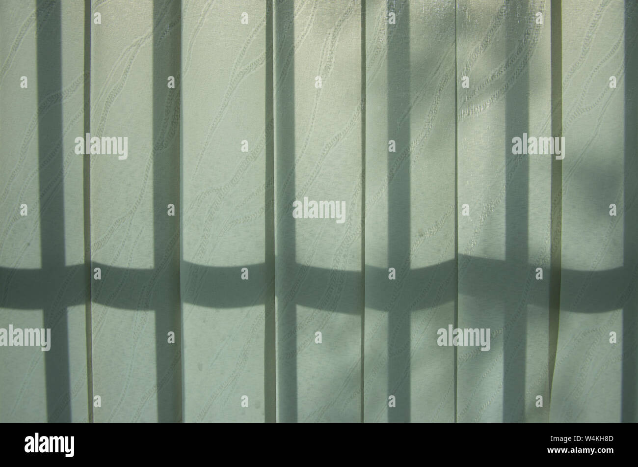 shadow rectangle patter on curtain Stock Photo - Alamy