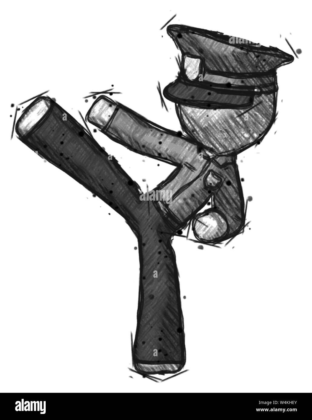 Cartoon police Black and White Stock Photos & Images - Alamy