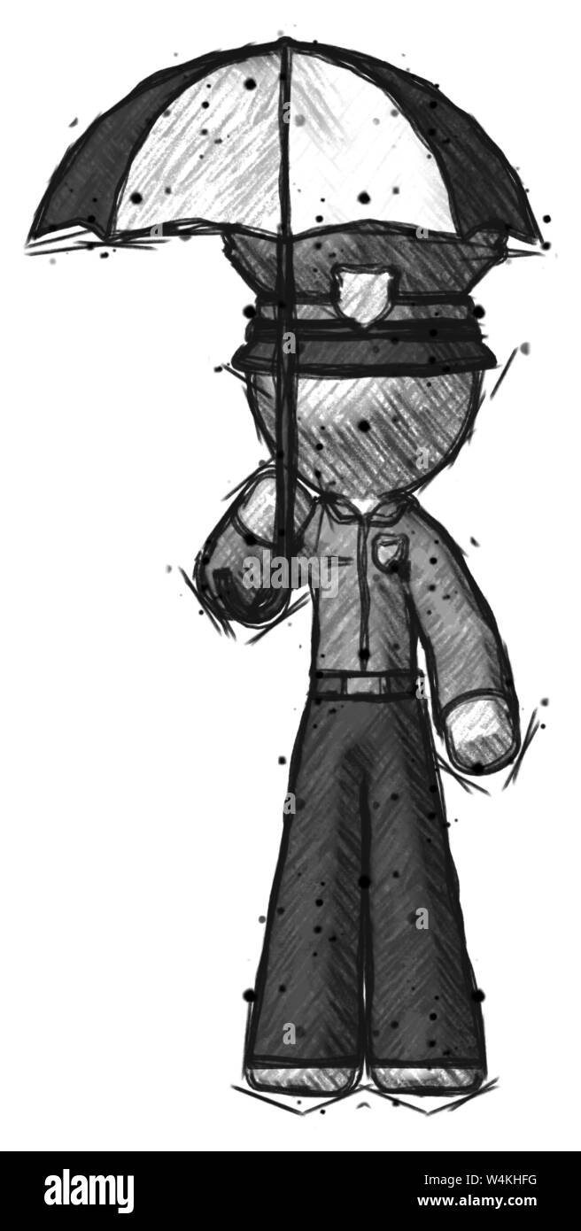 Line drawing lady holding Black and White Stock Photos & Images - Alamy