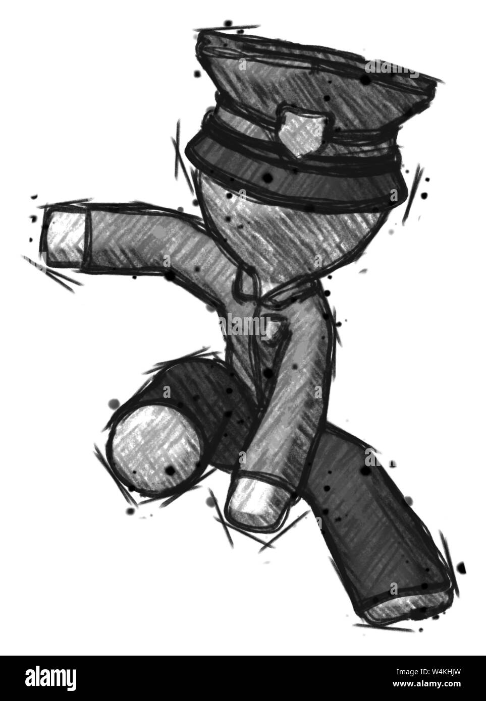 Sketch for hero Black and White Stock Photos & Images - Alamy