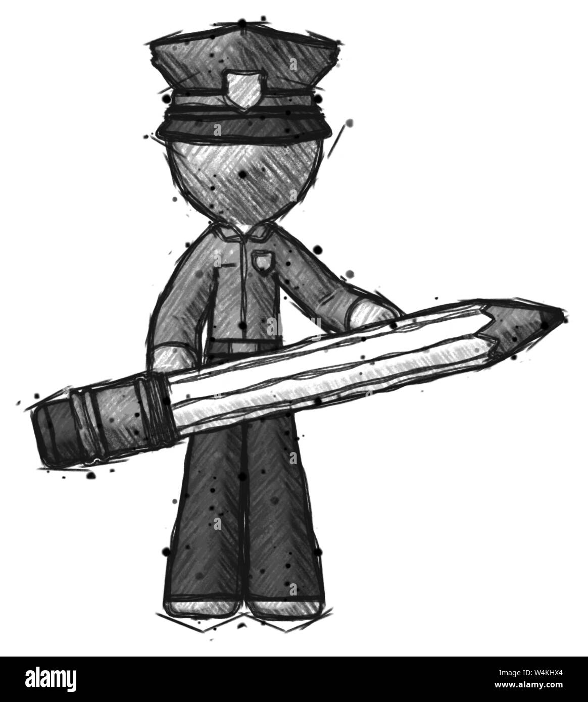 Police sketch artist Black and White Stock Photos & Images - Alamy