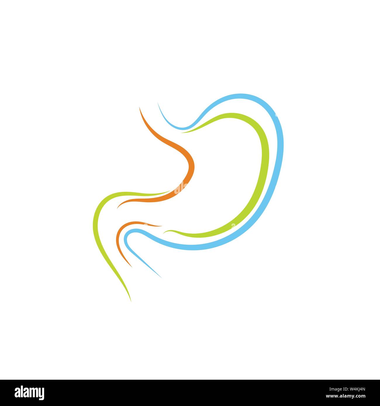 stomach care icon designs concept vector illustration Stock Vector ...