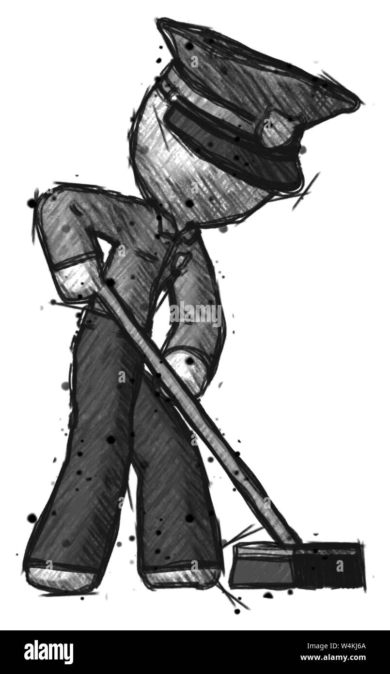 Police clean uniform Black and White Stock Photos & Images - Alamy