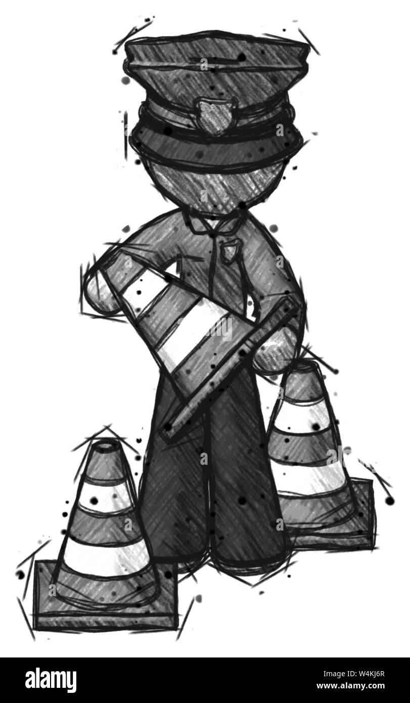 Traffic police officer safety Black and White Stock Photos & Images - Alamy