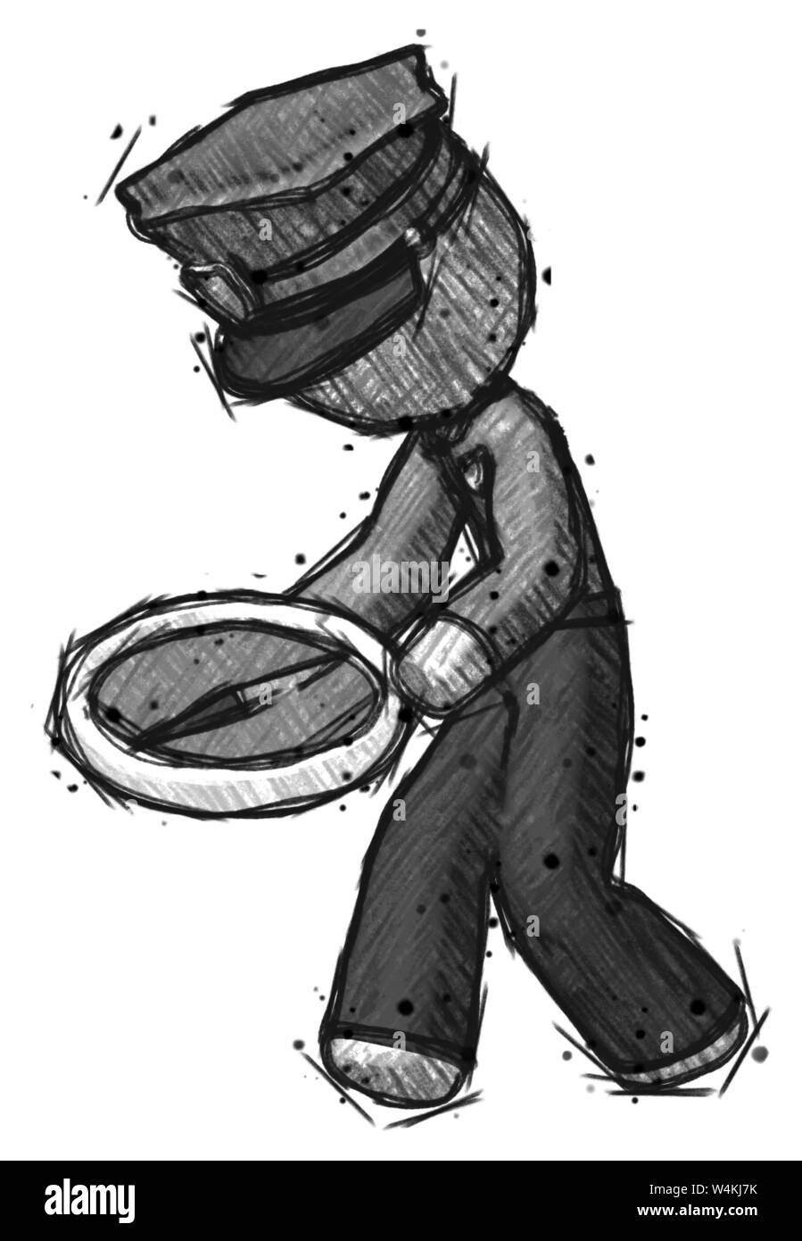 Walking holding police officer hi-res stock photography and images - Alamy